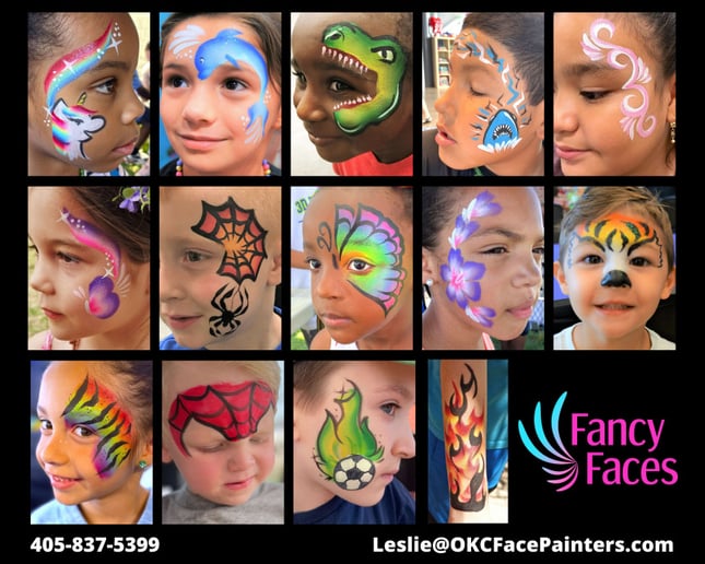 Hire Fancy Faces Face Painting - Face Painter in Oklahoma City, OK ...