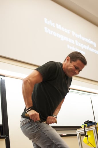 Hire Motivational Performing Strongman Eric Moss - Motivational Speaker ...