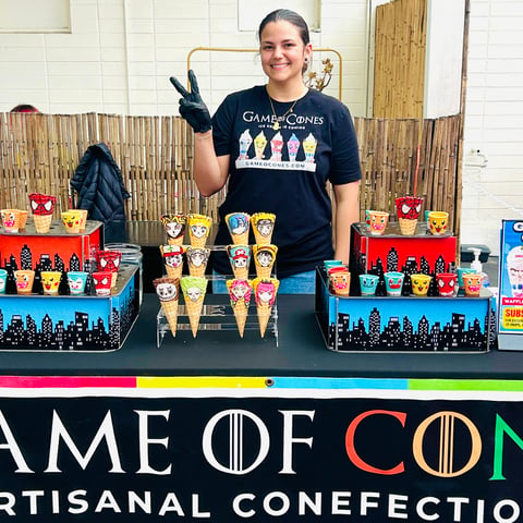 Hire Game of Cones – Edible Characters - Candy & Dessert Buffet in San ...