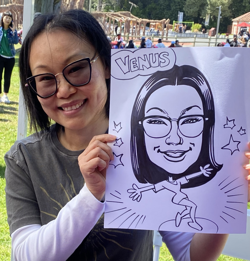 Hire Action Caricatures by Bill - Caricaturist in San Francisco, California