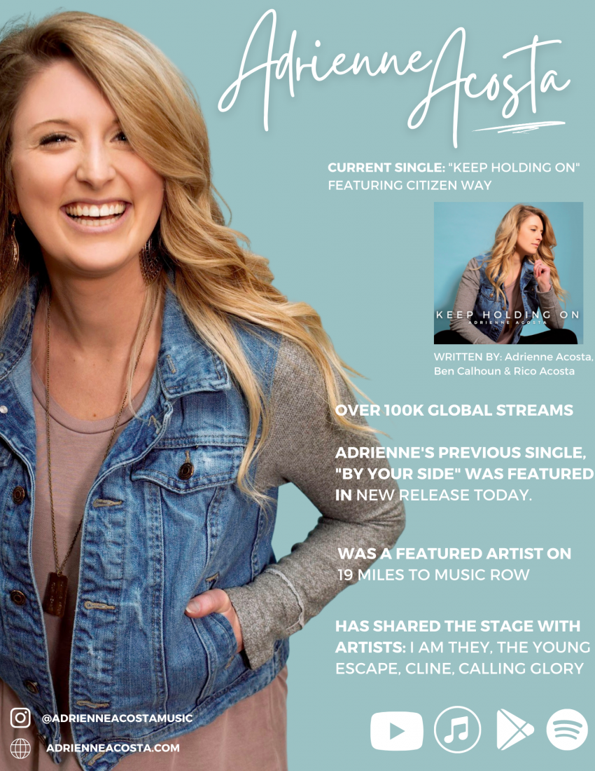 Hire Adrienne Acosta - Christian Band in Queen Creek, Arizona