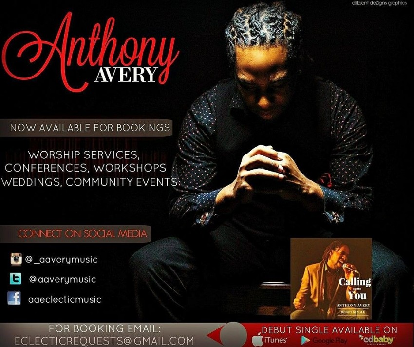Hire Anthony Avery-Indie Gospel Artist - Gospel Singer in Baltimore ...