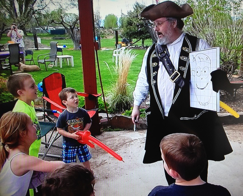 Hire Captain Squirrel Pirate Magician - Children’s Party Magician in ...