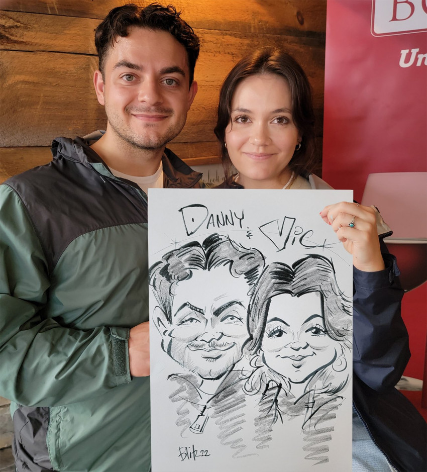 Hire Caricatures by Bruce Blitz - Caricaturist in Cherry Hill, New Jersey