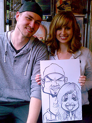 Hire Caricatures by Chris Rommel - Caricaturist in Eau Claire, Wisconsin