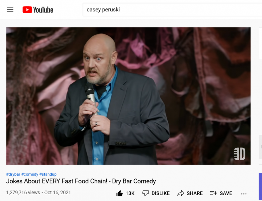 Hire Casey Peruski from Dry Bar Comedy - Stand-Up Comedian in Jensen ...