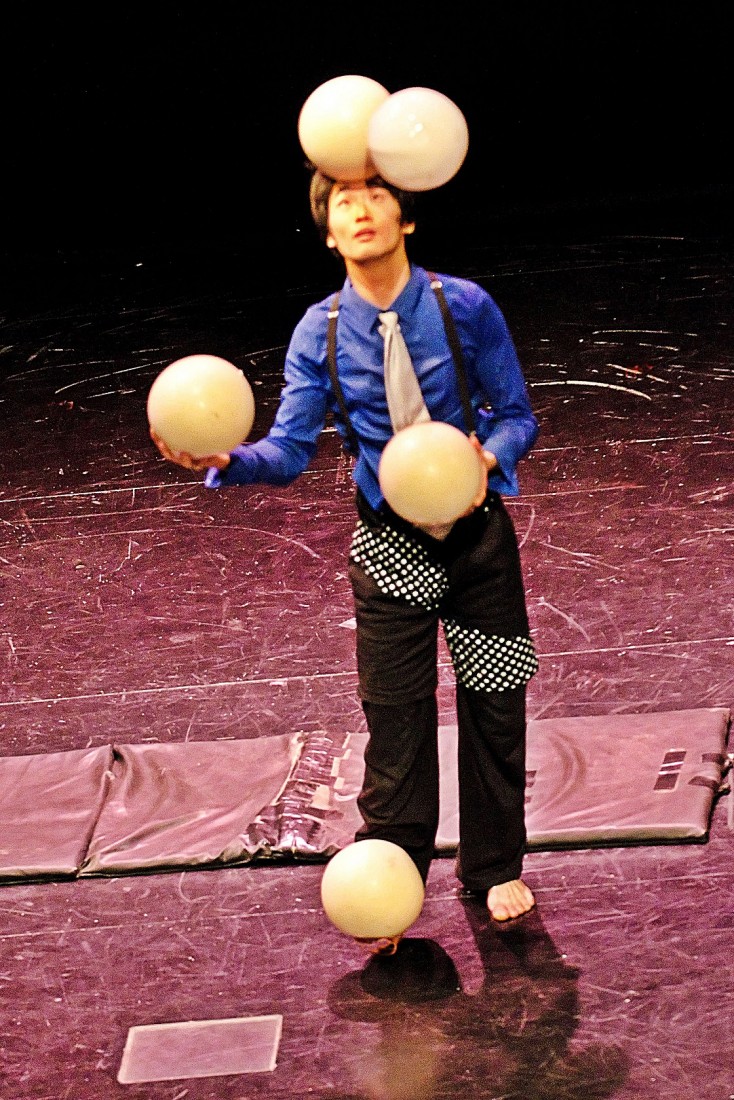 Hire Chinese Pole Act and Big Ball Juggling Act - Circus Entertainment ...