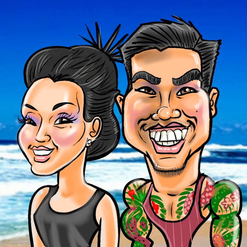 Hire DigiToonsHawaii - Caricaturist in Honolulu, Hawaii