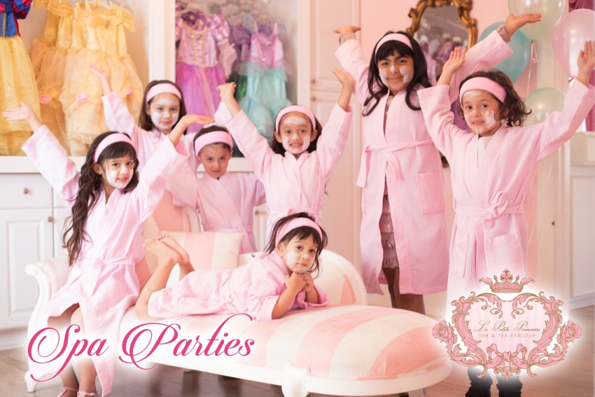 Hire Le Petite Princesse Spa & Tea Parlour - Princess Party in Orange ...