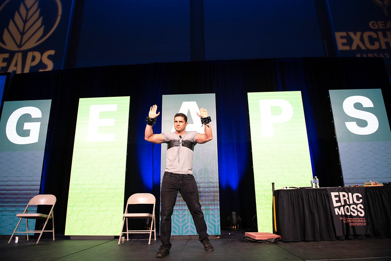 Hire Motivational Performing Strongman Eric Moss - Motivational Speaker ...