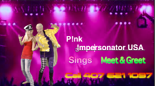 Hire Pink Lookalike Performer - Tribute Artist in The Villages, Florida