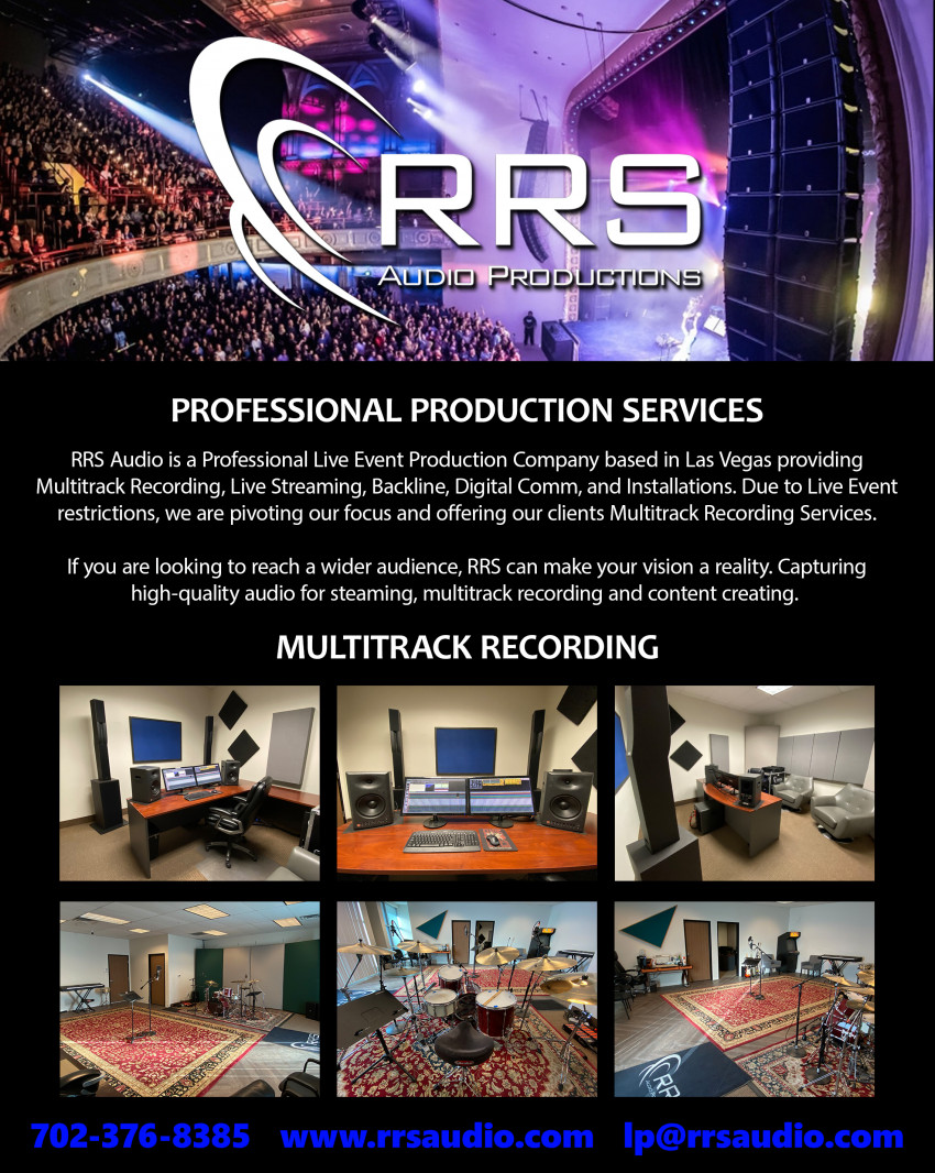 Hire Rrs Audio Productions Inc. - Sound Technician in Las Vegas, Nevada