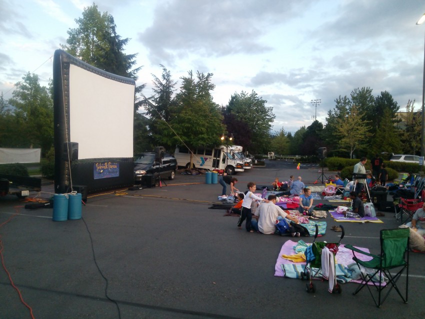 Hire Sidewalk Cinema - Outdoor Movie Screens in Edmonds, Washington