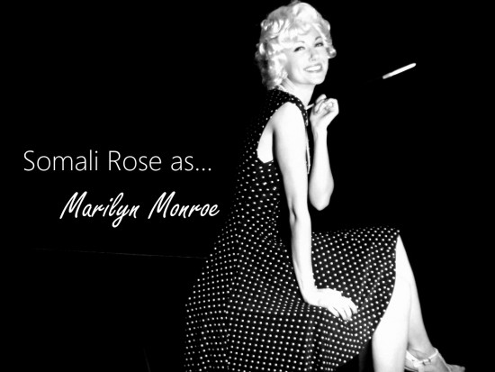 Hire Somali Rose - Marilyn Monroe Impersonator in Clearwater, Florida