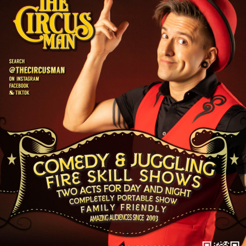 Hire Jason D'Vaude - The Circus Man - Circus Entertainment in Kansas ...