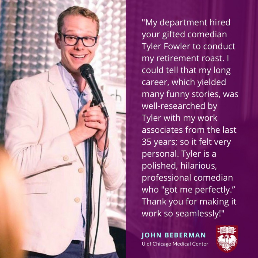 Hire Tyler Fowler - Comedian in Chicago, Illinois